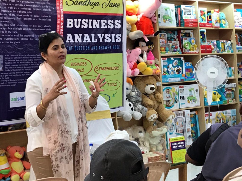 Business Analysis Book launch at Crossword, Pune - Sandhya Jane